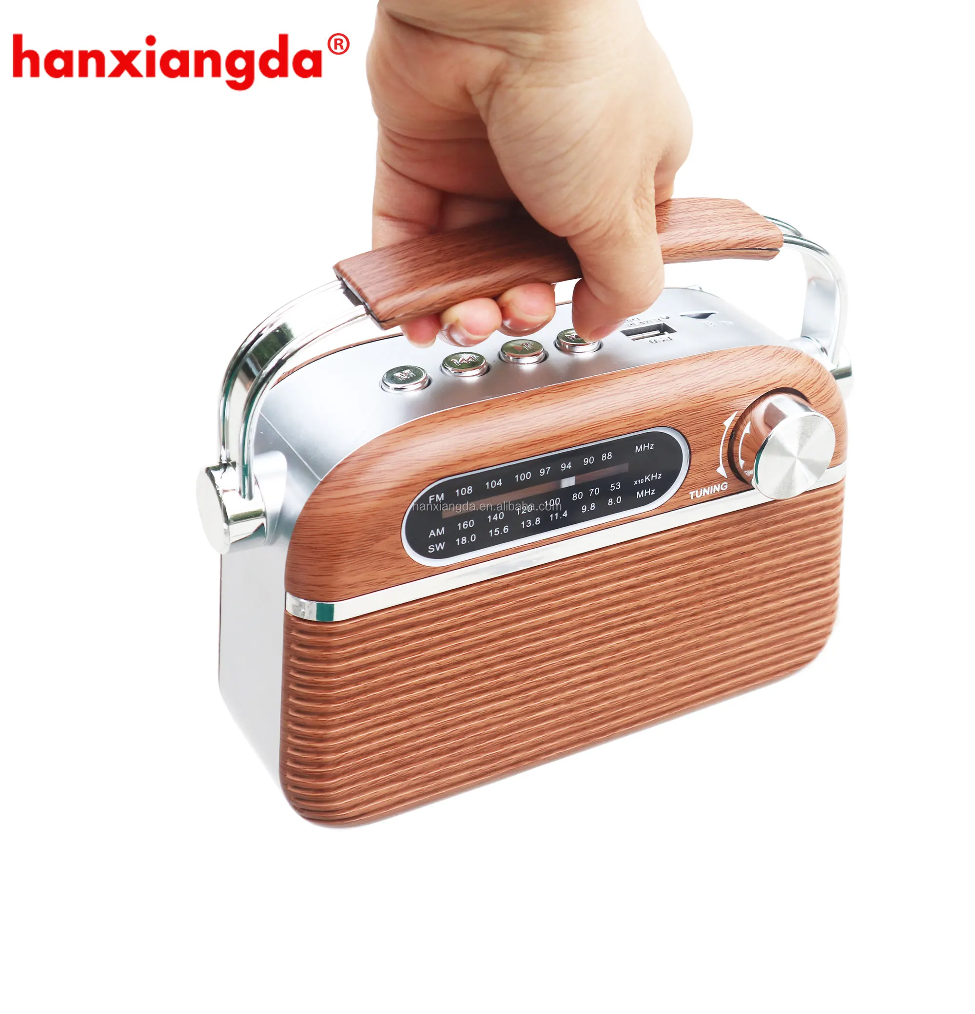 Wholesale Antique FM Radio with USB TF Player - Vintage Style