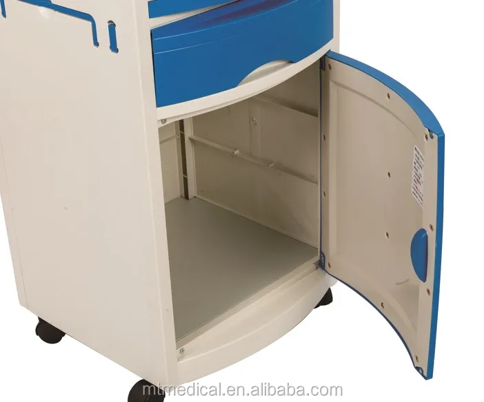 Medical ABS Hospital Bedside Cabinet Table - Durable & Versatile