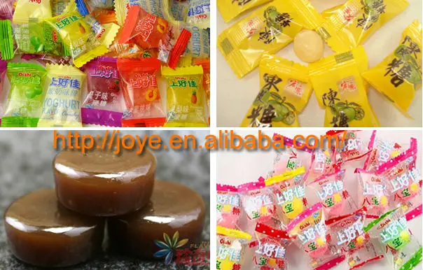 Computer Controlled Horizontal Milky Caramel Candy Wrapping Machine Jy ...