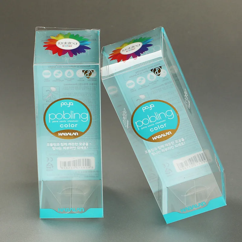 Transparent plastic custom packaging box sleeve,clear PVC/PET/PP ...