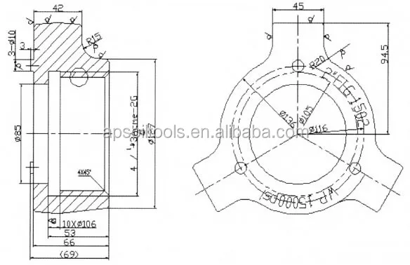 Fig 100,200,600,1002,1502,2002 Threaded Hammer Union/ Pipe Fittings ...