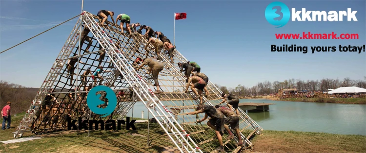 Customized Outdoor Cargo Net Climbing Obstacle Course Spartan Races ...