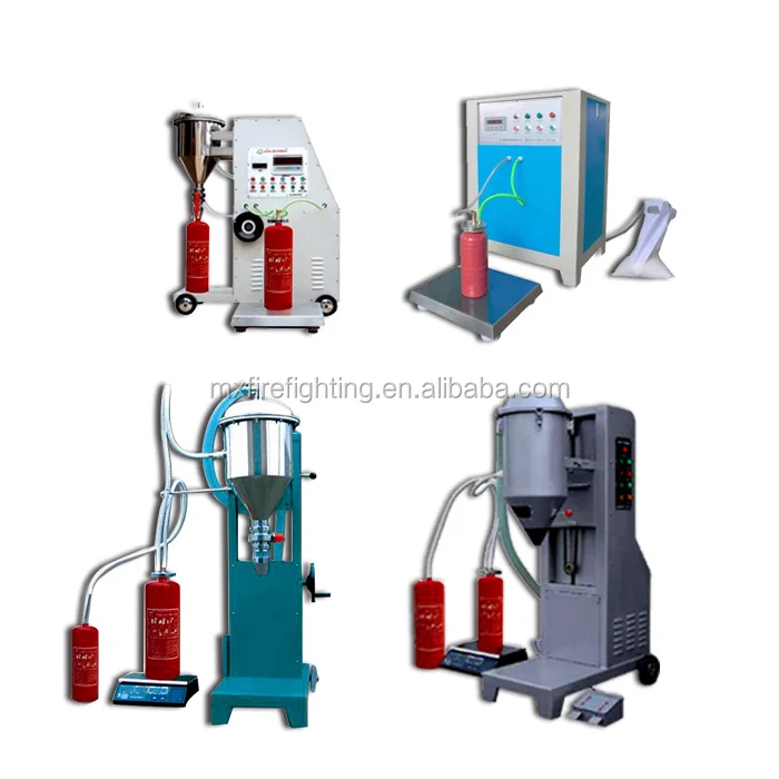 Fire Extinguisher Refill Machine Co2 / Dry Chemical Powder Filling ...