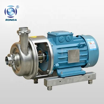 Rdrm Stainless Steel Food Grade Transfer Pump Open Impeller Sanitary ...