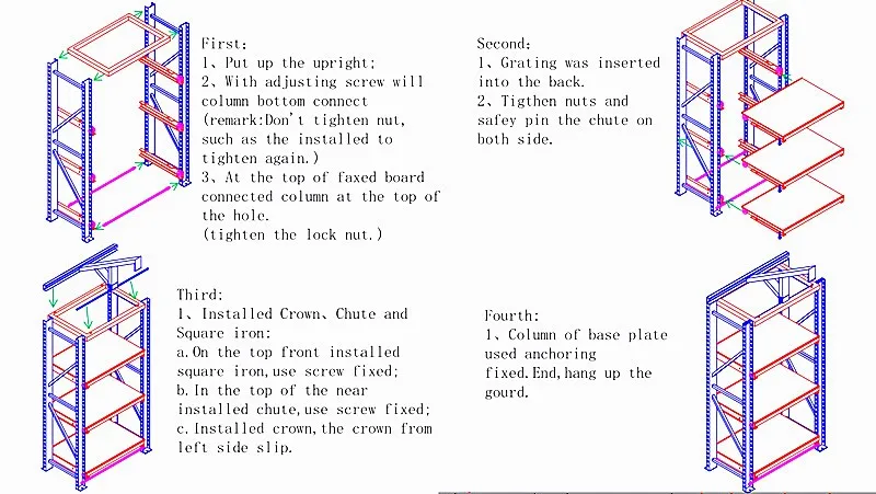 Warehouse Steel Rack Storage Mould Racking System - Buy Mould Rack ...