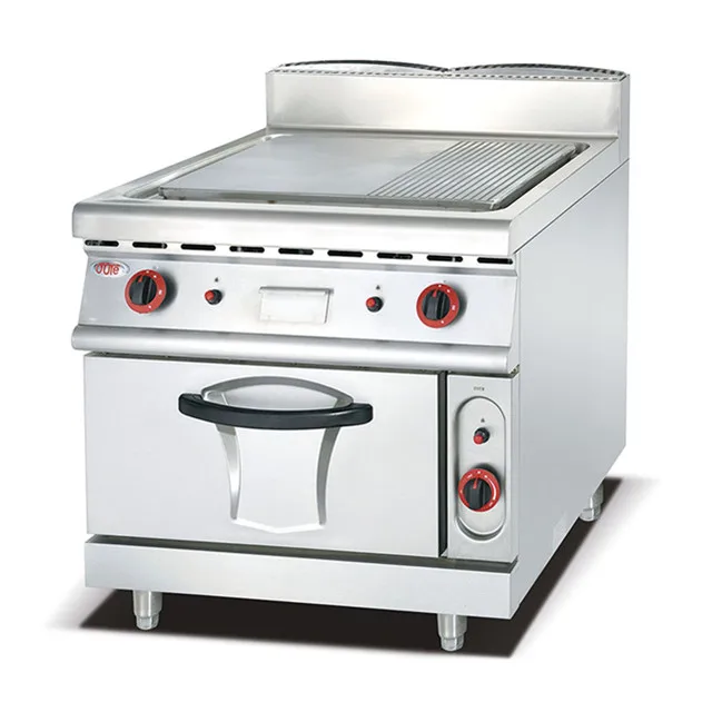 Restaurant Commercial Kitchen Stainless Steel Gas French Hot-plate With ...