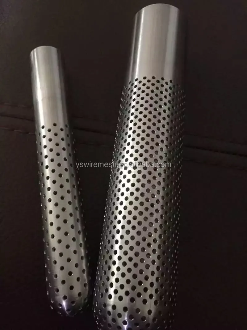 Stainless Steel Spiral Welded Perforated Metal Pipe Filter Tube - Buy ...
