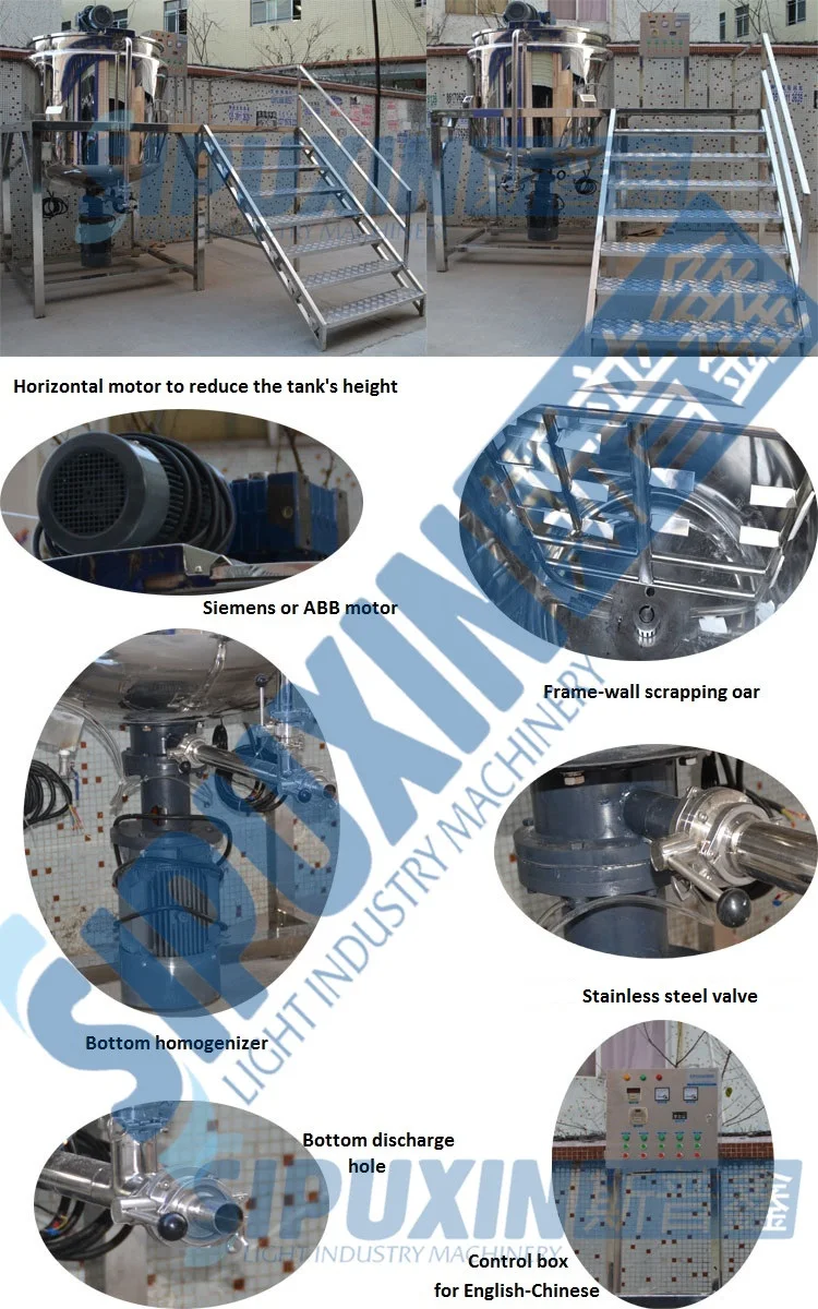 Mixing Tank with platform from China Manufacturer - GUANGZHOU SIPUXIN ...