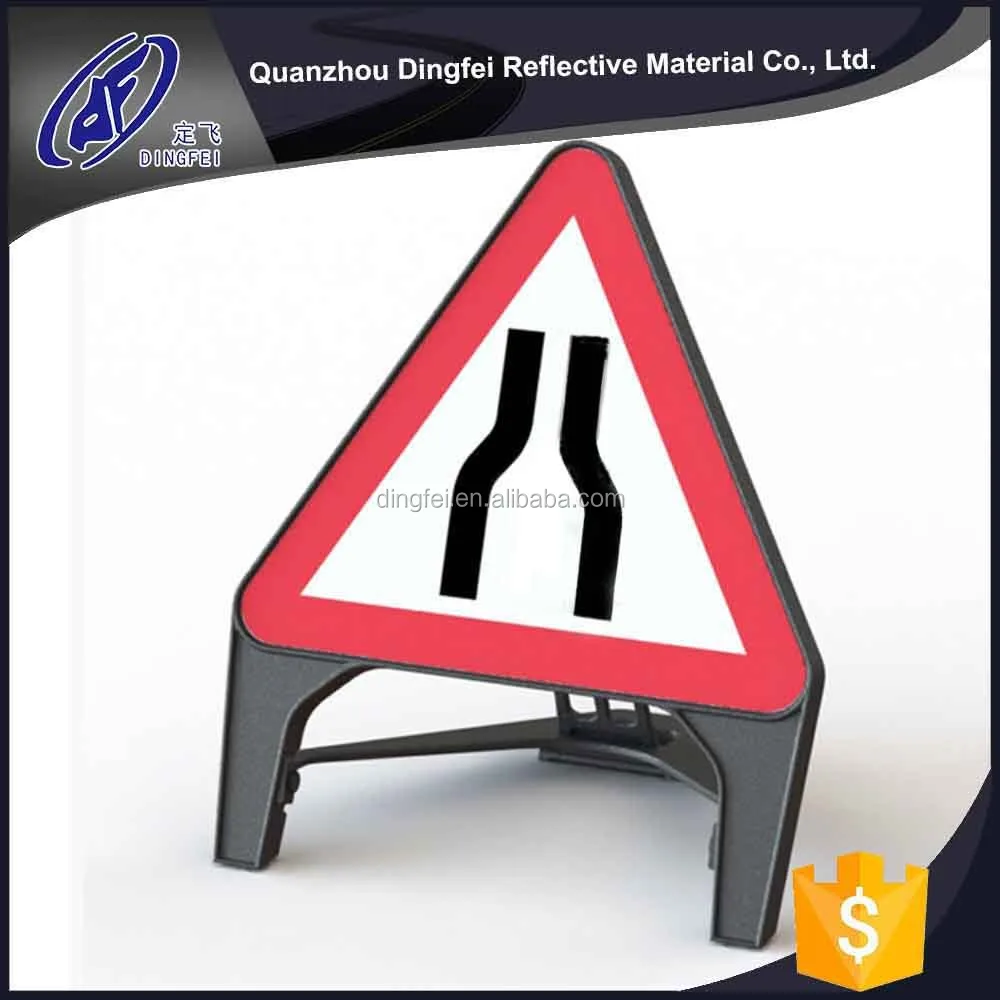 High Visibility Reflective Temporary Construction Road Symbol Signs ...