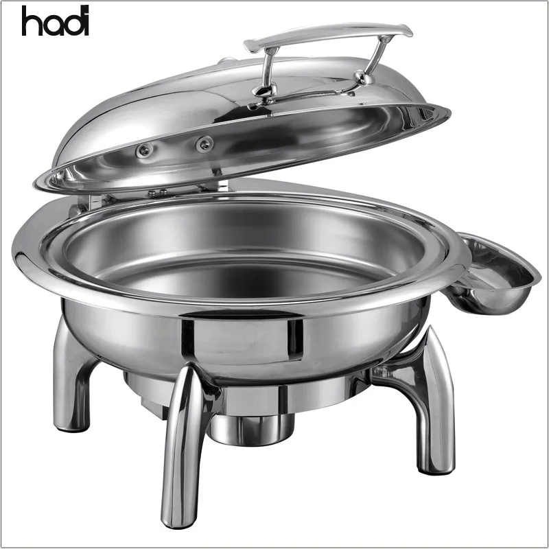 Commercial 6 Quart Stainless Steel Chafer Modern Hydraulic Food Warmer ...