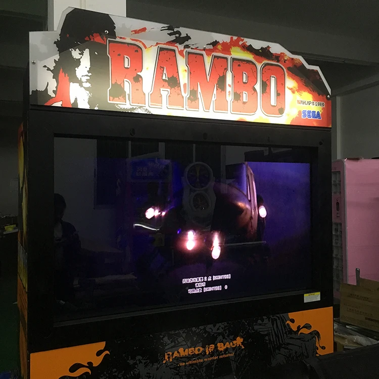 55 Inch Coin Operated Simulator Rambo Arcade Game Machine - Buy Rambo ...