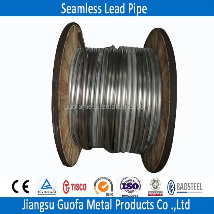 99.9% Pure Refined Seamless Lead Pipe Tube - Buy Lead Pipe seamless ...