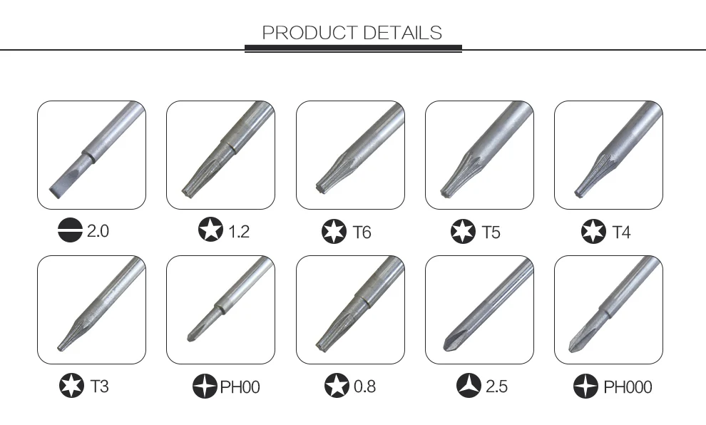 BST-8800E Precision Multi-Purpose Magnetic Screwdriver Set