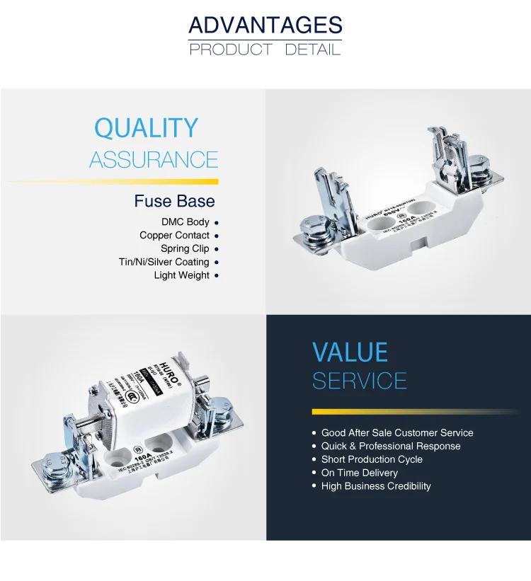 Low Voltage Blade Fuse Holder For Nt00 Ceramic Fuse Link - Buy Nt ...