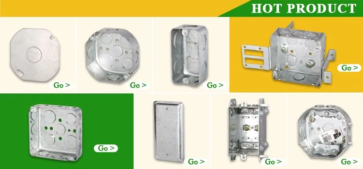 Steel Utility Rectangle 2x4 Electrical Box With 1-1/2" Deep - Buy 2x4 ...