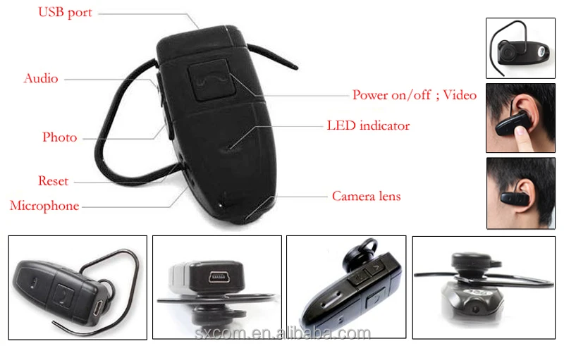 16gb Very Very Small Hidden Camera Mini Bluetooth Camera Micro Camera ...