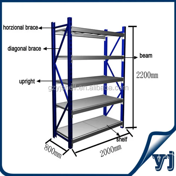 Metal Storage Rack,Steel Warehouse Storage Rack,Warehouse Plate Type ...