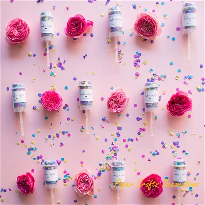 Wholesale Push Pop Confetti Wedding Party Decoration Confetti Poppers ...
