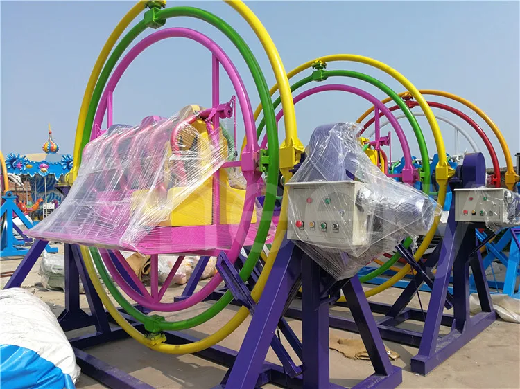 Human Gyroscope for Sale - 3D Space Rings Ride Amusement
