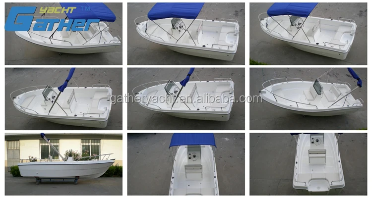 Gather Yacht New Made 5m Fiberglass Center Console Fishing Boat With T ...