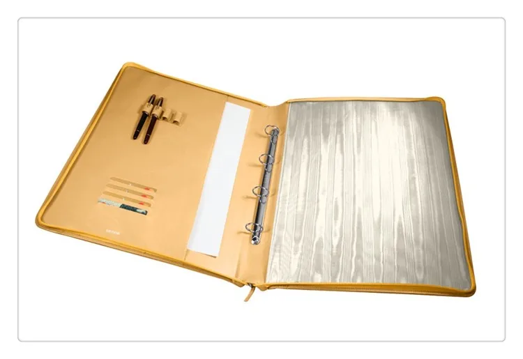 Leather Art Portfolio - A3 Compendium Folder with Ring Binder