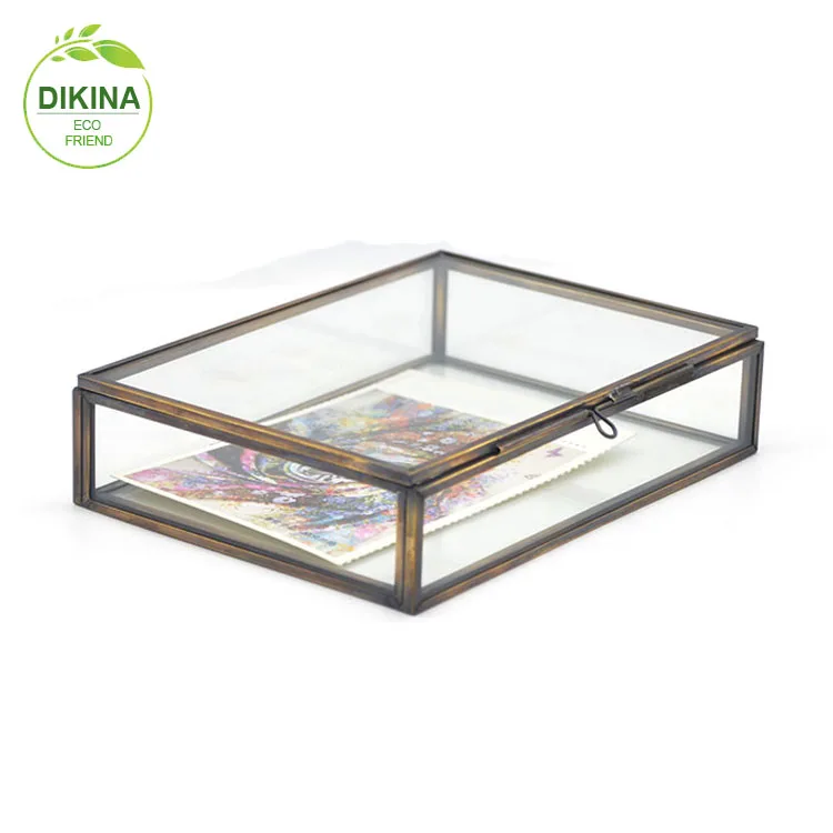 Clear Beveled Glass Display Box,4 X 6 To Hold Your Loved Keepsakes With ...