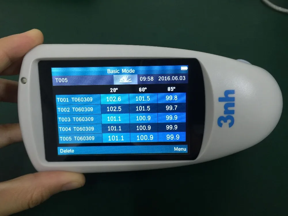 Sheen Gloss Meter 3nh Nhg268 Tri-angle Glossmeter With 3.5 Inch Touch ...