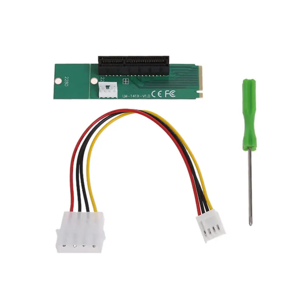 M2 To Pci-e 4x Slot Card Adapter Ngff (m.2) M Key Male To Pci Express ...