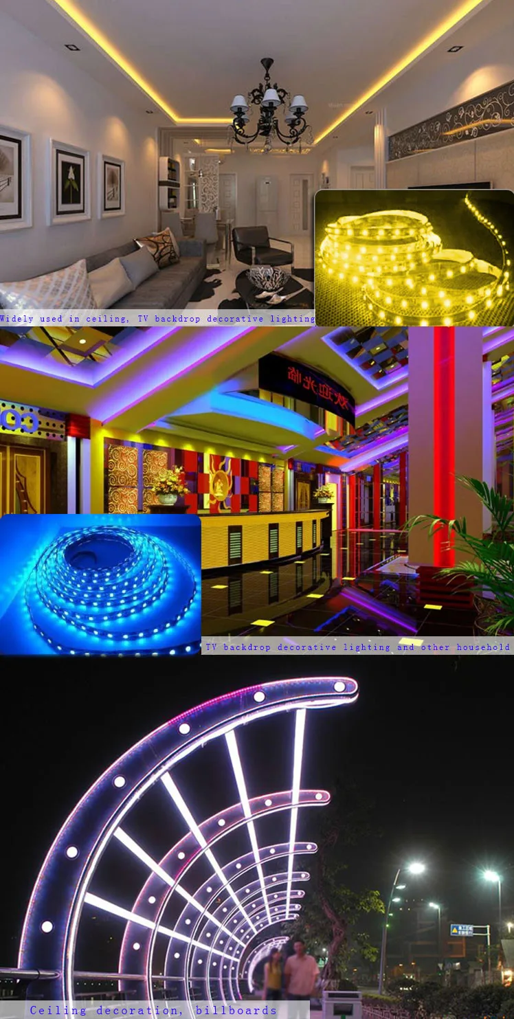 Led Flexible Strip Light 12v 5050 Rgb Smd 5m/roll Led Strip Short Led ...