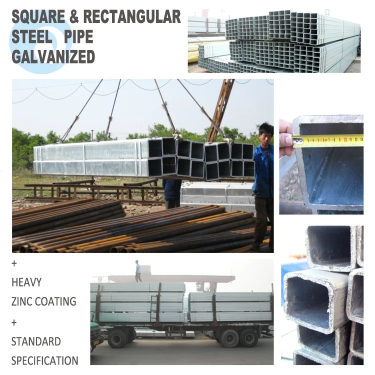 Gi Square Tube Steel Sizes ! Ms Hollow Section Square Pipe 50*50 - Buy ...
