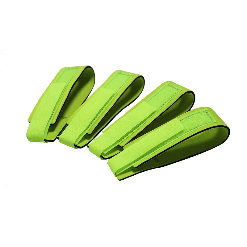 Neoprene Triathlon Timing Chip Ankle Straps Hook And Loop For Racing ...