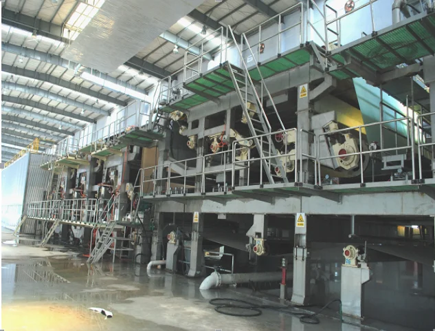 Paper Mill Production Line Automatic Kraft Paper Production Machine ...