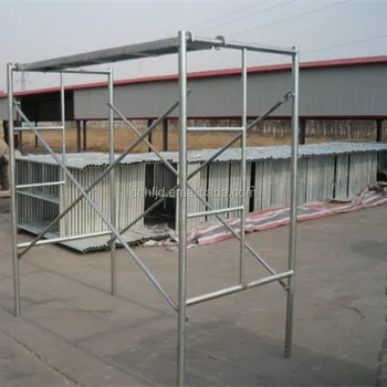 Hfjd Door Type Galvanized Arch Frame Scaffolding/welded Frame Scaffold ...