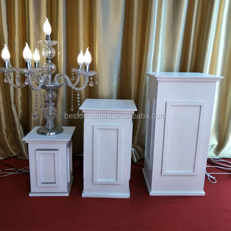 Wedding Props PVC Carved Roman Columns - Luminous Pillars