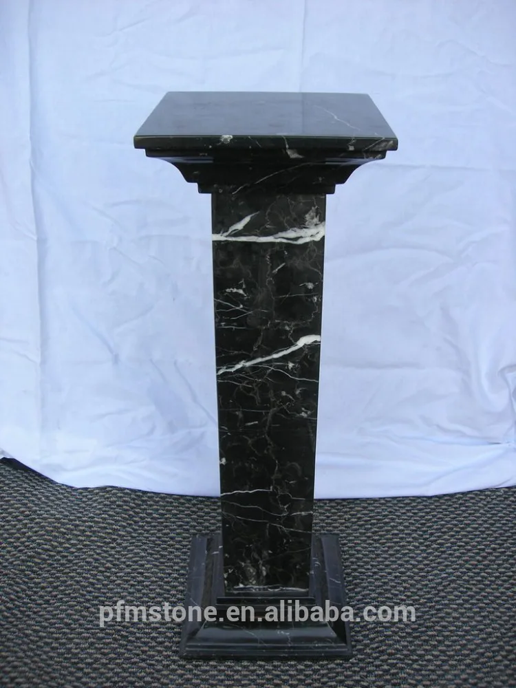 Interior Design Nero Margiua Marble Decorative Square Pillar Design ...
