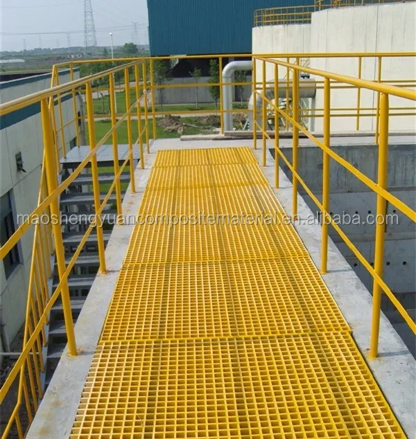 Lightweight Fiberglass FRP Phenolic Pultruded Grating Premium Category ...