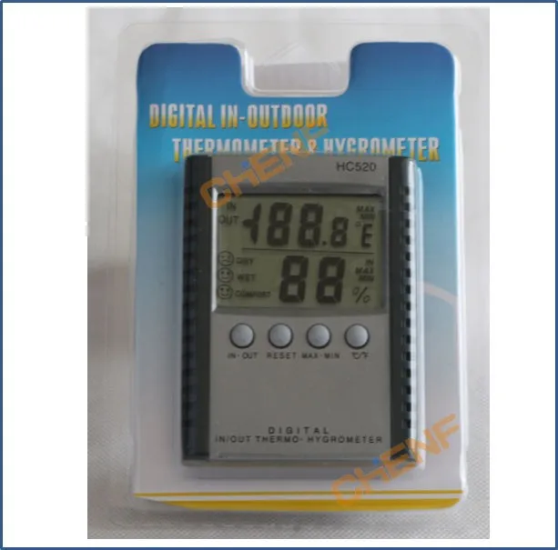 Factory Best Price Hc520 Digital Thermometer Hygrometer,Wall Clock ...