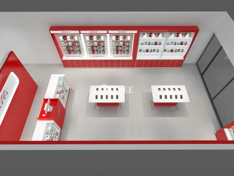 Customized Mobile Phone Display Stands for Retail Stores