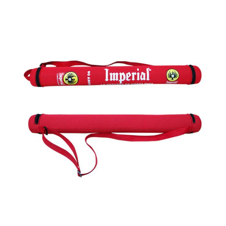Custom Printed Beer Sling - Insulated 6 Tube Can Cooler