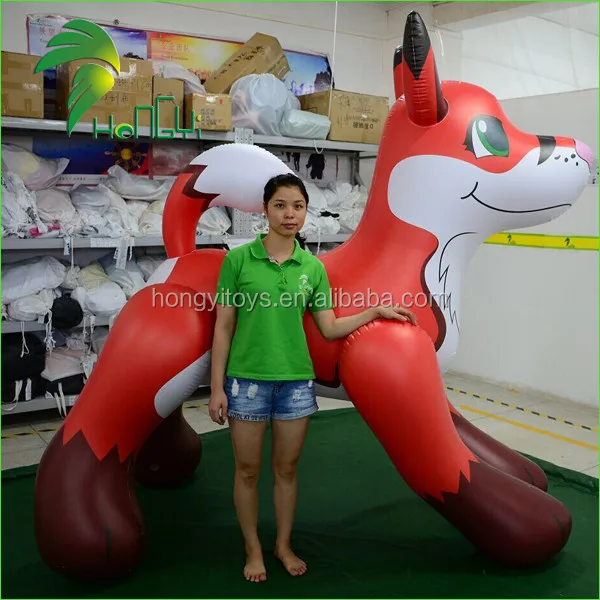 Giant Inflatable Fox / Inflating Standing Animal Fox Model For Decoration - Buy Inflatable Fox ...