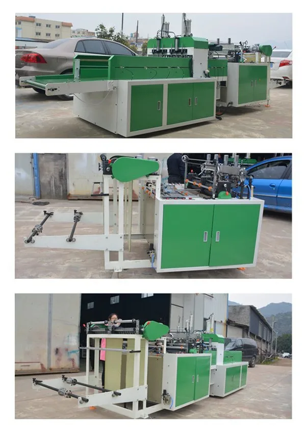 Self Adhesive Resealable Clear Plastic Cellophane Bag Making Machine ...