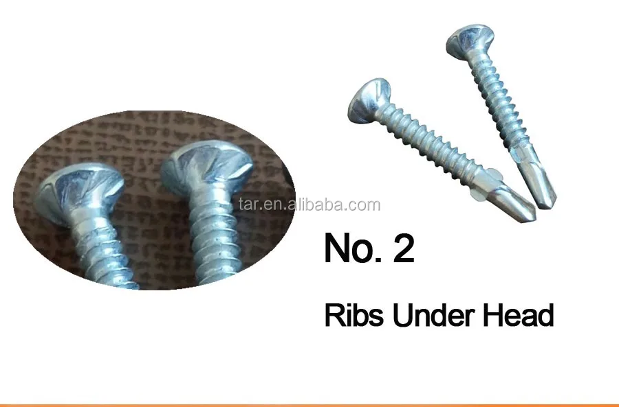 Countersunk Head Screw 6 Ribs With Wing,Csk Wing Screw - Buy ...