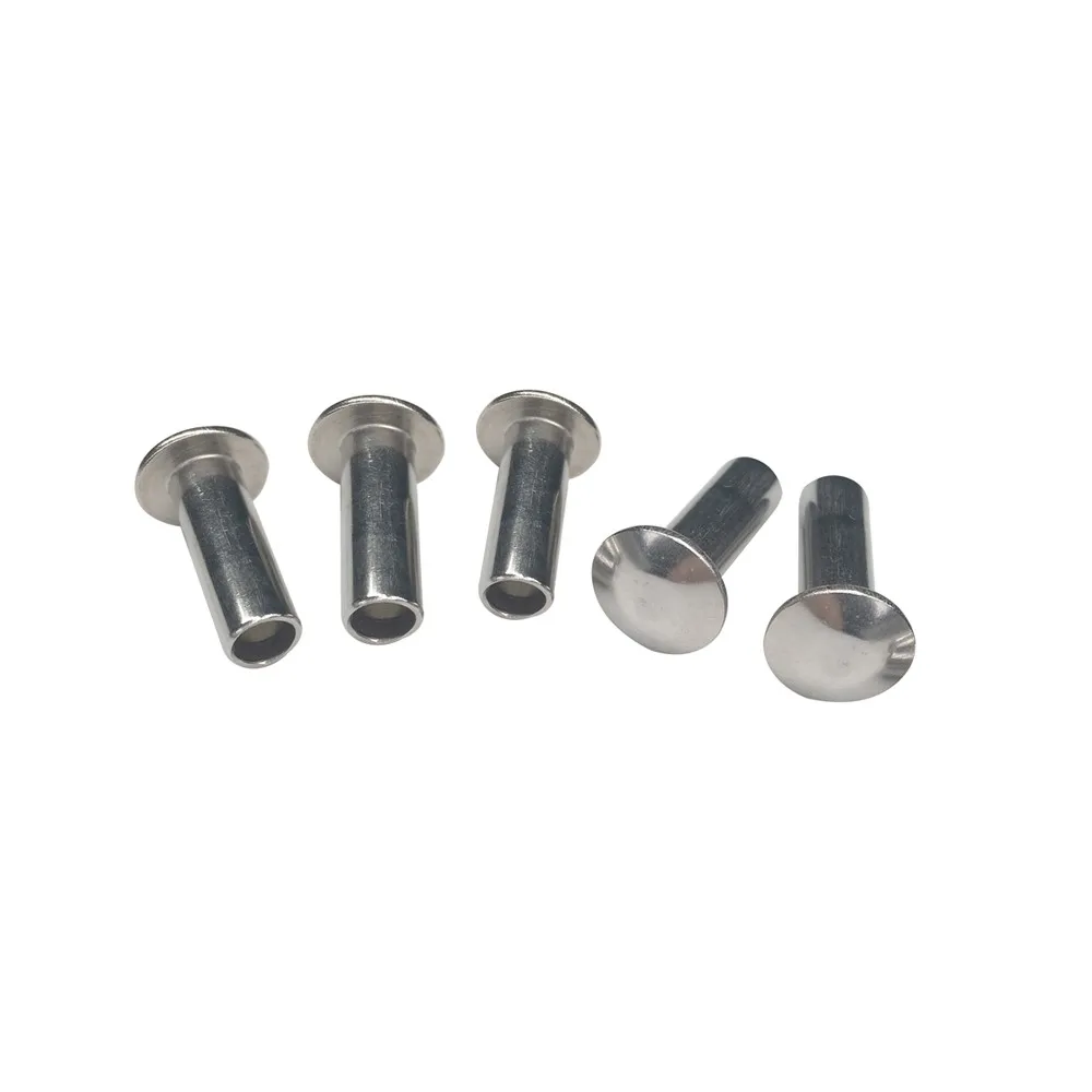 Semi-tubular Pan Round Oval Head Rivets Stainless Steel 304 Semi ...