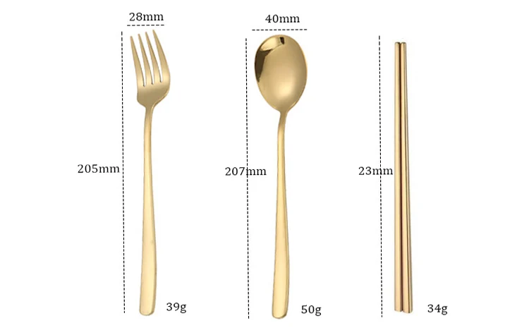 Stainless Steel Korean Flatware Set - Sustainable & Versatile