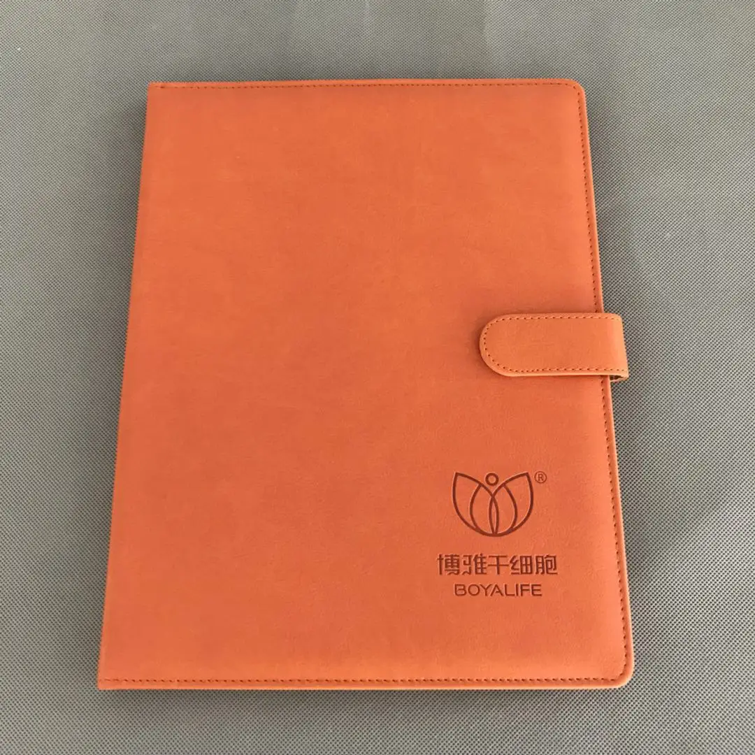 2019 Custom A4a5 Size Hardcover Document Pu Leather File Organizer ...