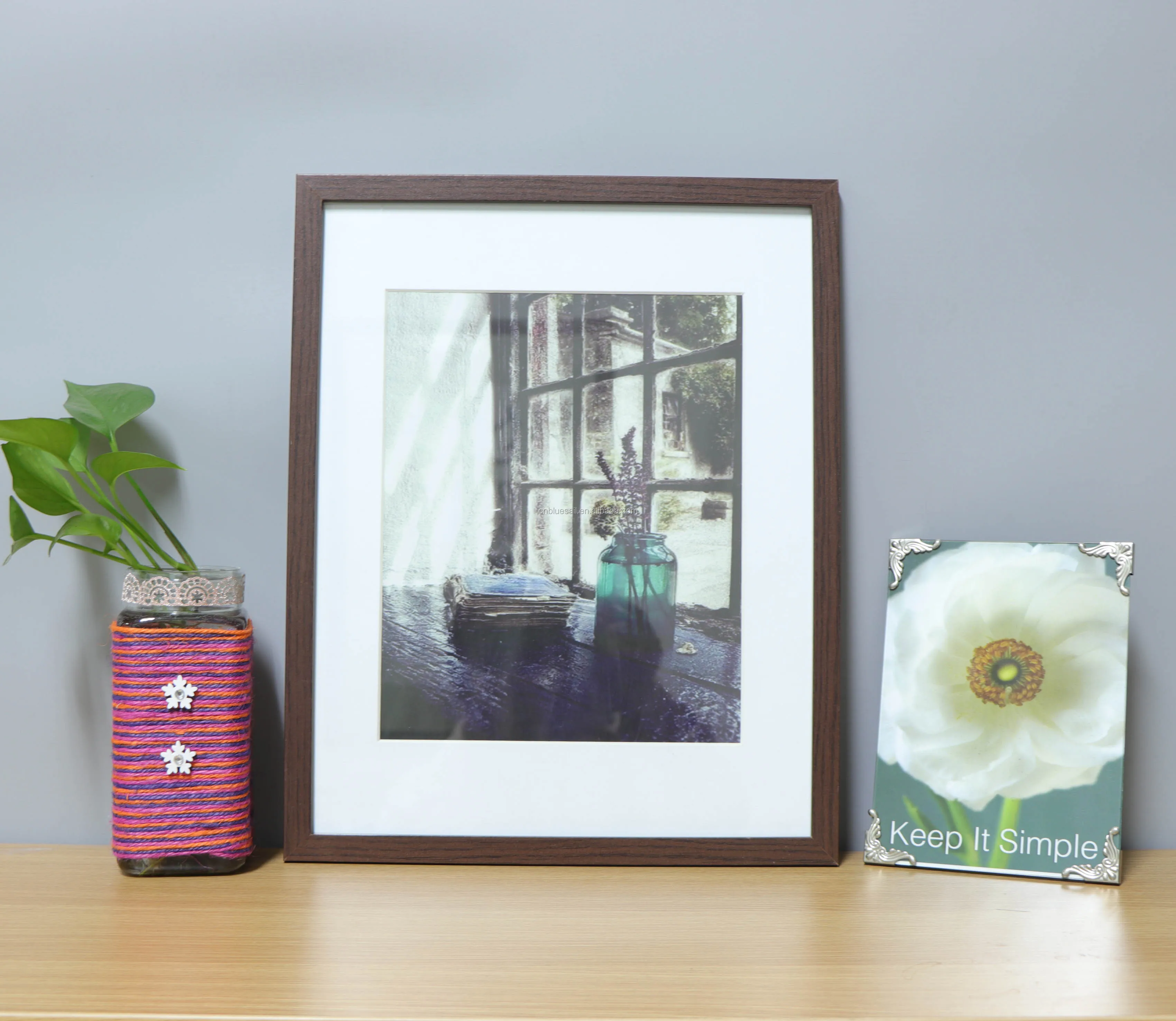 11 By 14 Inches Picture Frame,Mdf Walnut Frame,Displaying 11x14" Or ...