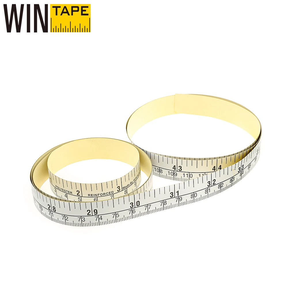 60 Inch Vinyl Silver Self Adhesive Measuring Tape Ruler Sticker For ...