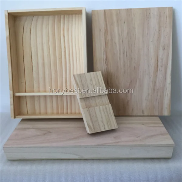 Wholesale Blank Unfinished Balsa Wooden Boxes for Gift & Craft