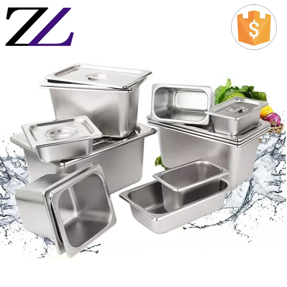 Gn 1/1 & 1/3 Buffet Tray Food Warmer Shafing Dish Stainless Steel ...