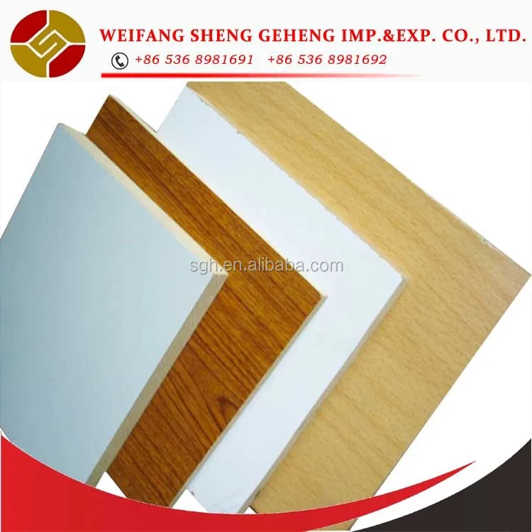 Plain MDF E0 E1 E2 Grade Board - Durable & Versatile Wood